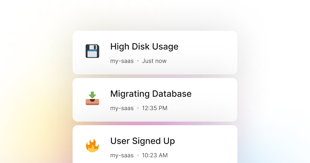 Monitor high disk usage in your Shell application | LogSnag Monitor high disk usage in your Shell application | LogSnag